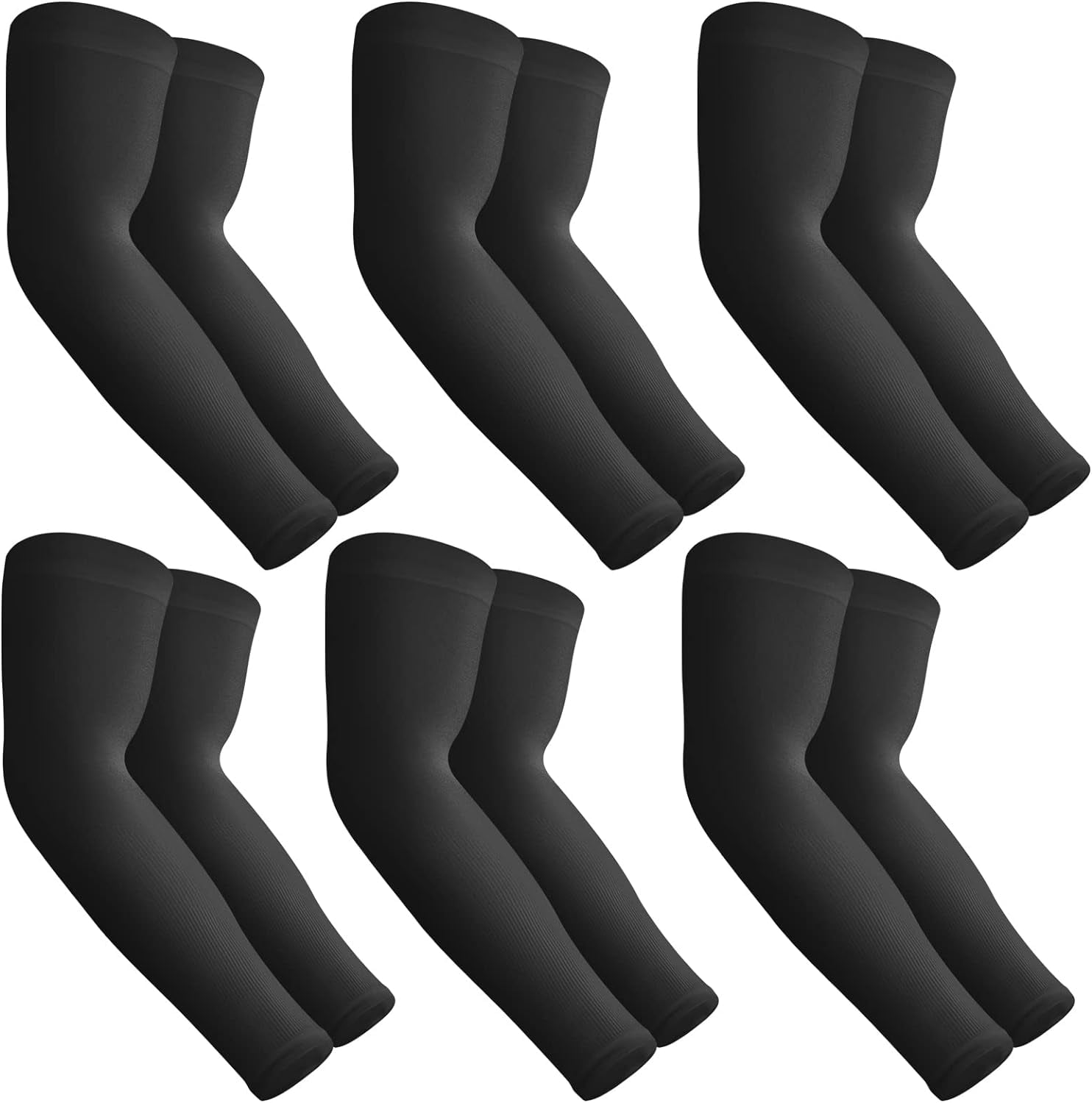 2 Pair Sun Protection Cooling Arm Sleeves Compression - Tattoo Cover up ...