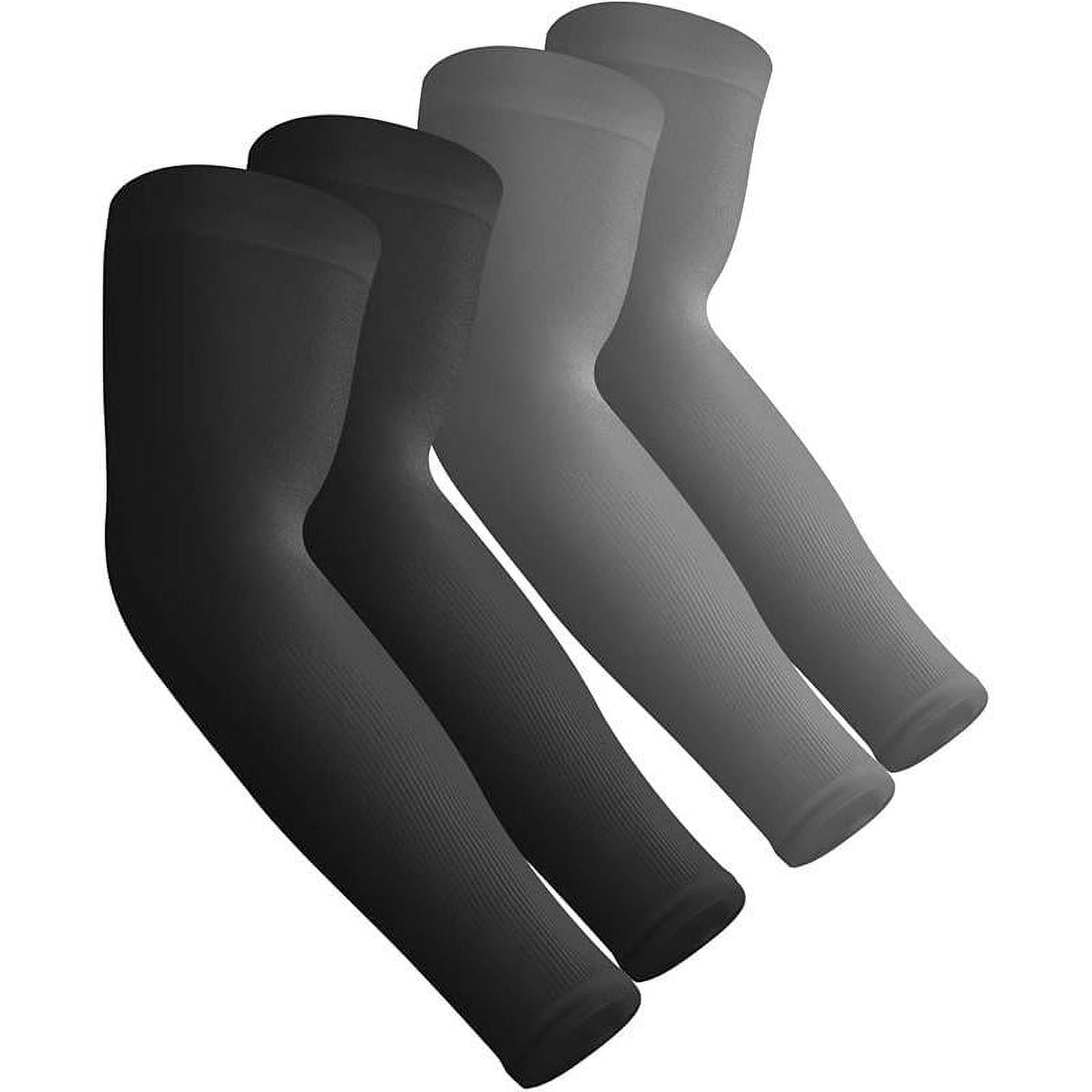 2 Pair Sun Protection Cooling Arm Sleeves Compression - Tattoo Cover up ...