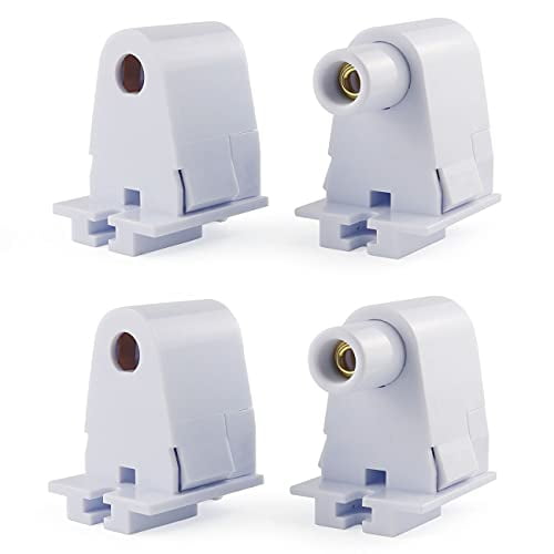 2 Pair Tombstone Single Pin FA8 Base Lamp Holder Socket Connector for ...