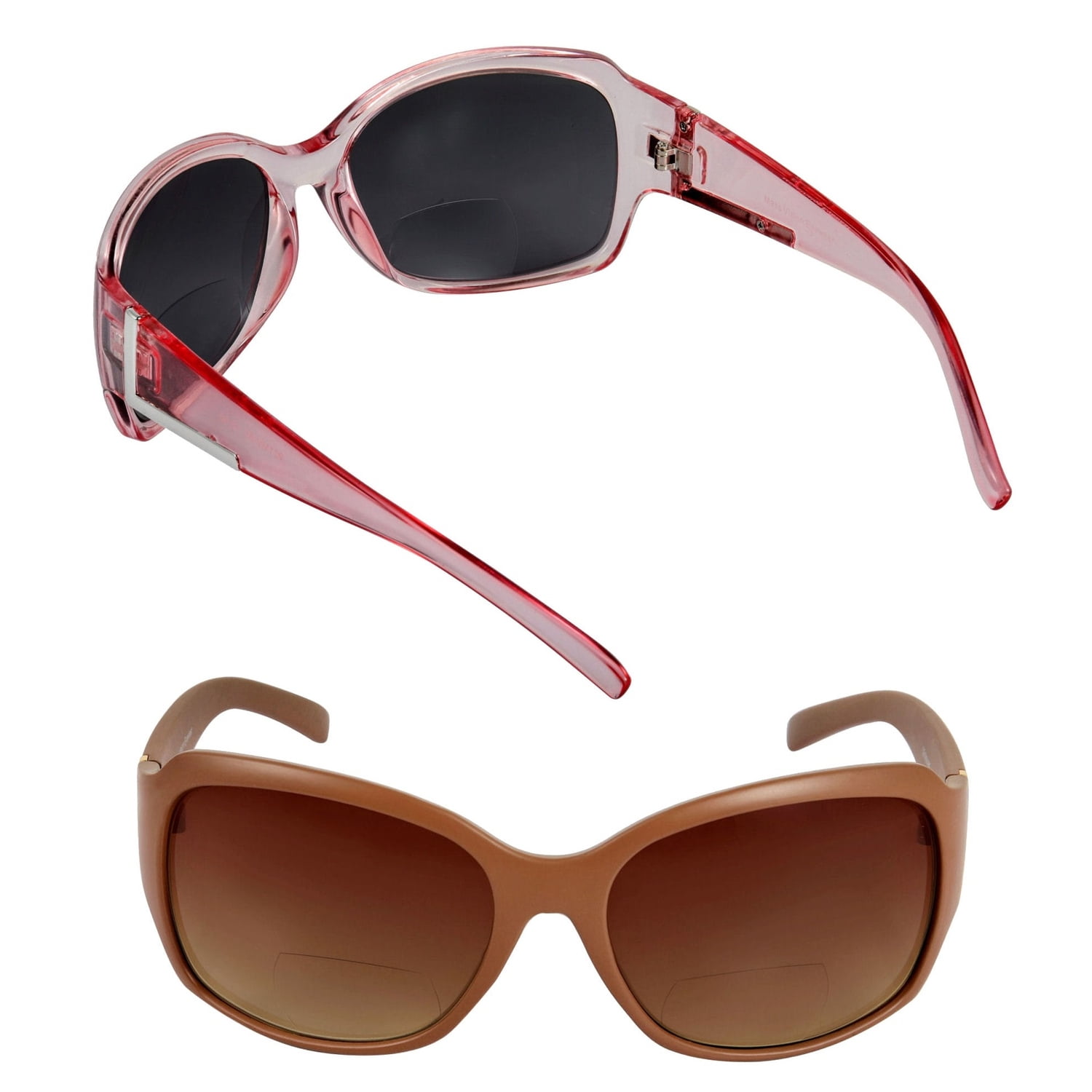 2 Pair of "The Fashionista" Womens Designer Bifocal Sunglasses ...