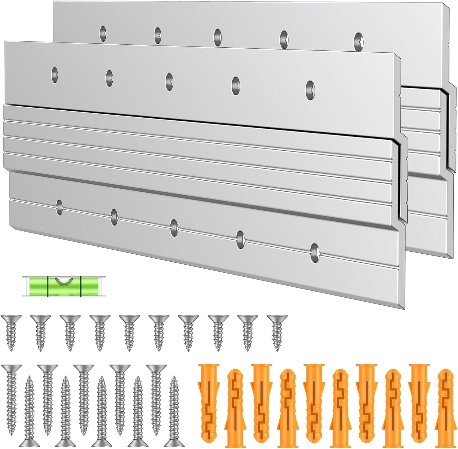 2 Pairs 12 Inch French Cleat Hanger 80 lbs Load Heavy Duty French Cleat ...