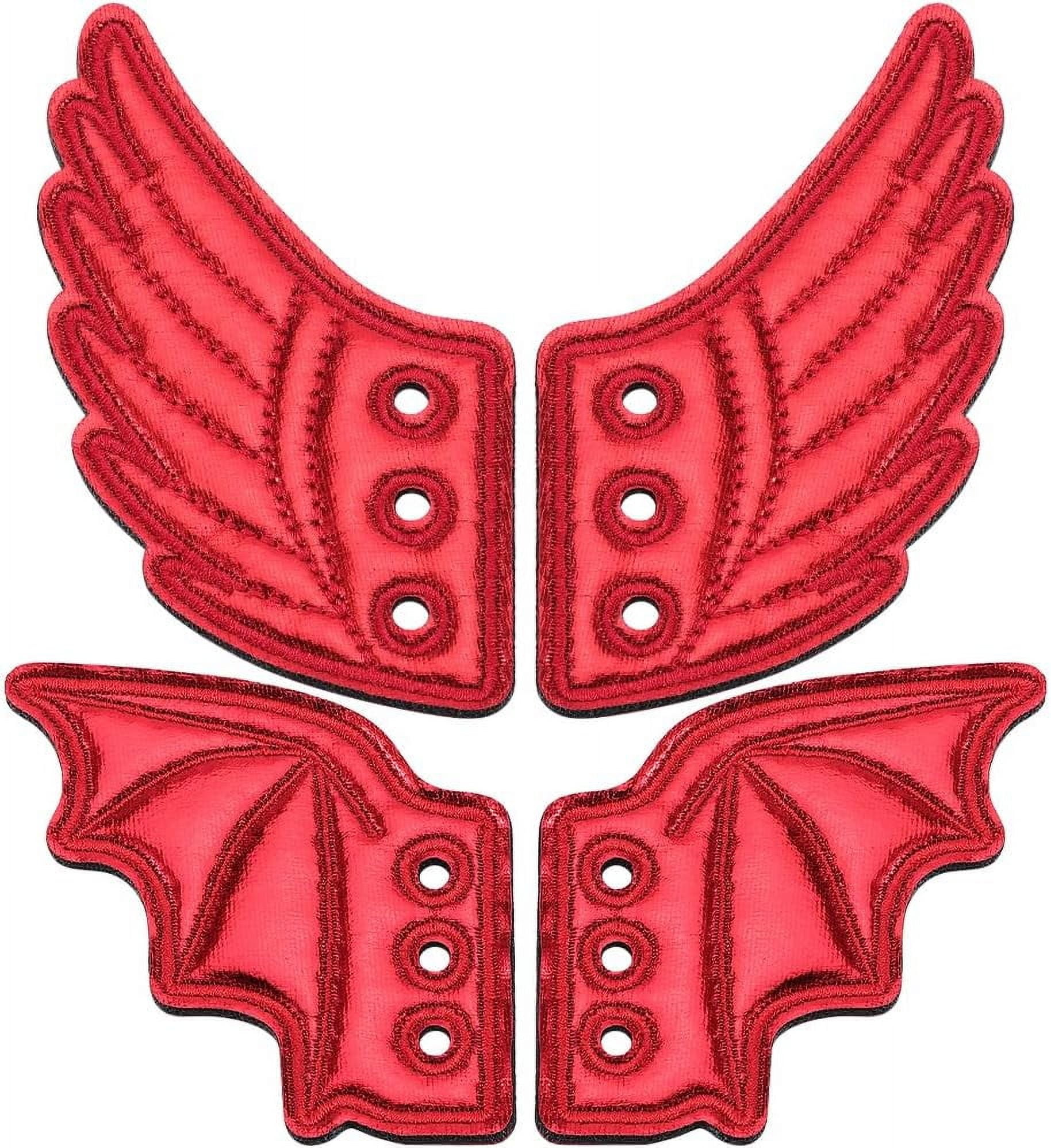 2 Pairs 2 Styles Angel Shoe Wings Accessories Cloth Wings Shoes ...