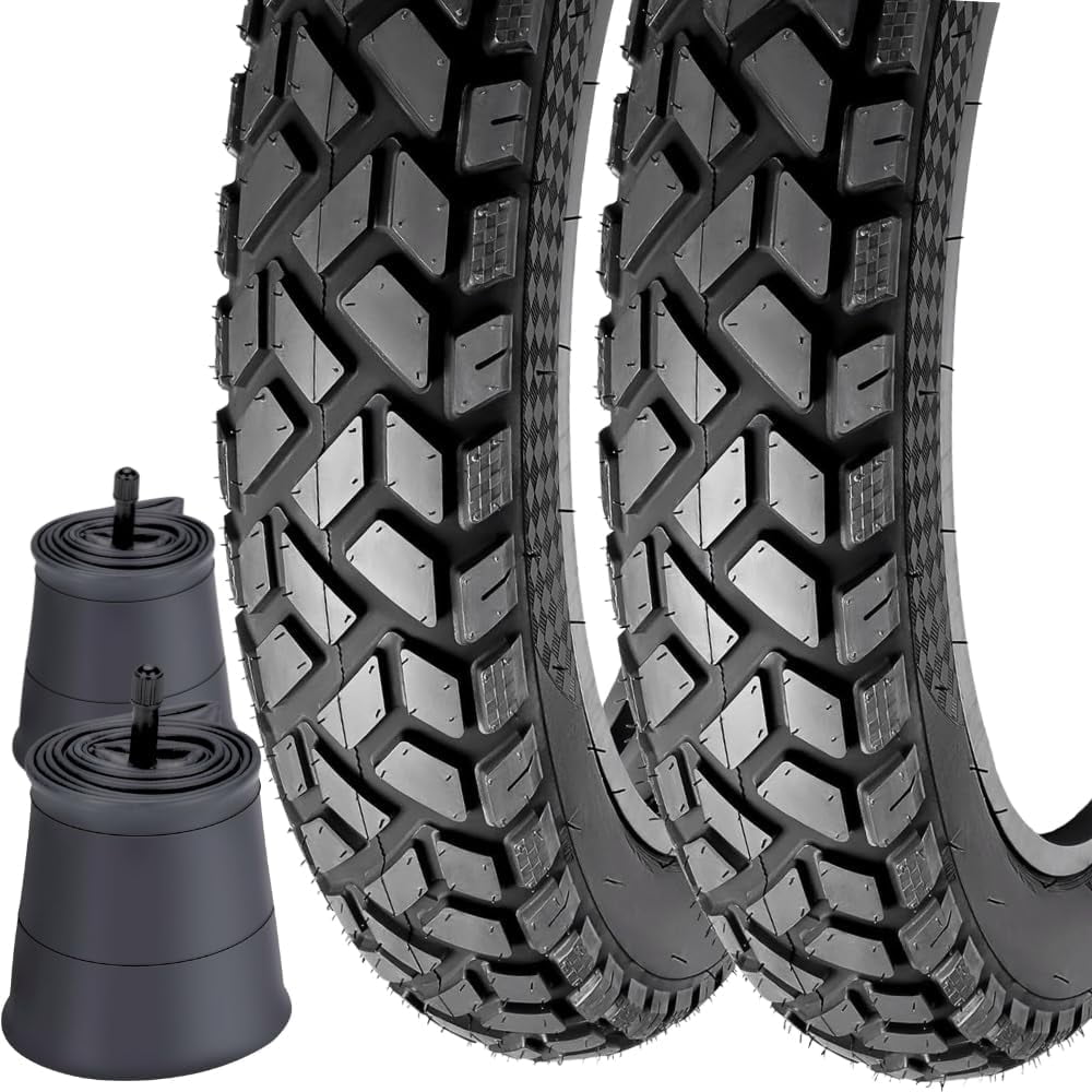20x4.0 Fat E-Bike 2 Tires & 2 Tubes. All-Terrain Bicycle Tires with ...