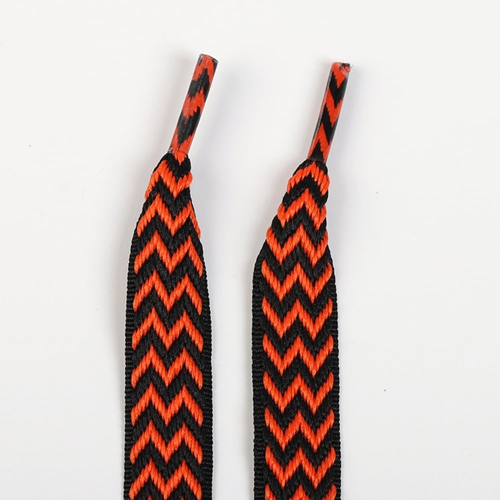 2 Pairs 3/5" Fat Thick Shoe Laces for Sneakers, Flat Wide Athletic ...