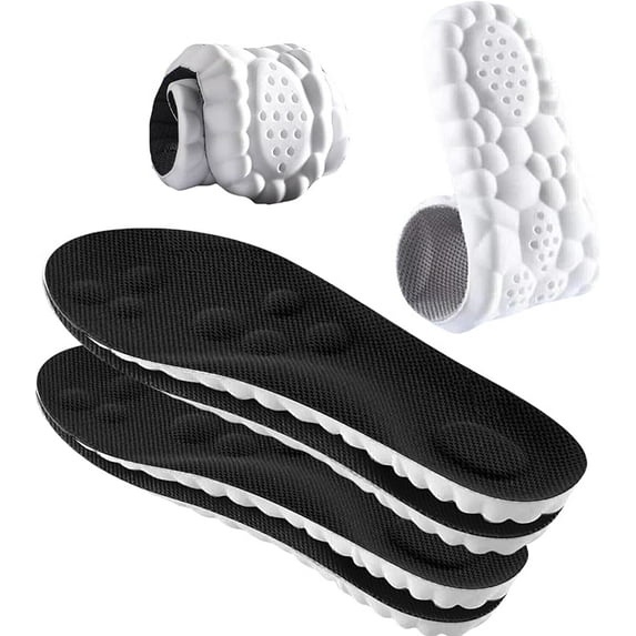 2 Pairs 4D Cloud Technology Insole - Super Soft Comfort Insoles, Soft ...
