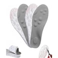 2 Pairs 4D Steppers Cloud Insoles for Women and Men, Super Soft Massage ...