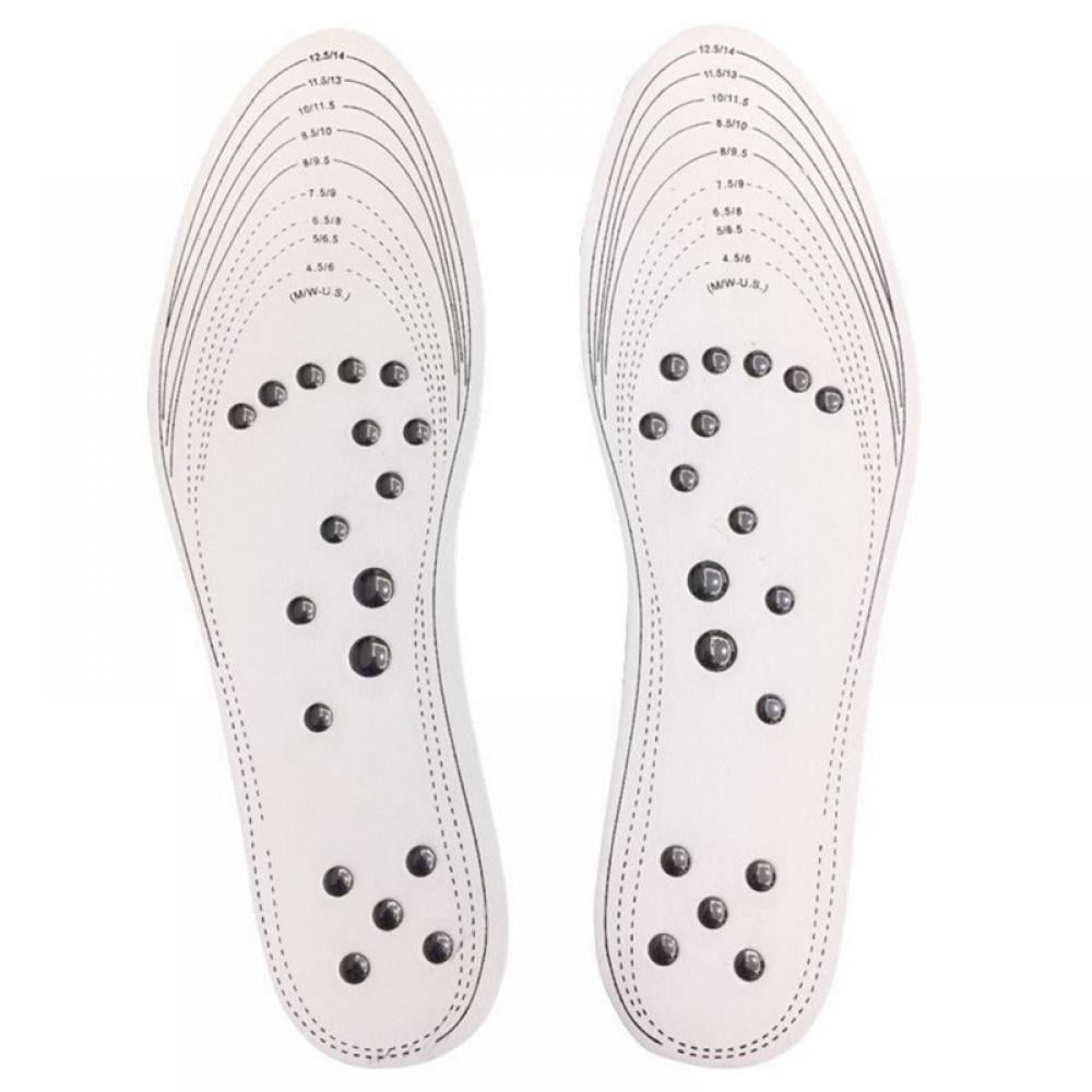 2 Pairs Acupressure Magnetic Massage Insoles for Men/Women, Foot ...