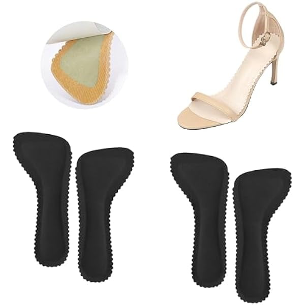 2 Pairs Adhesive Cushioning Insoles Seven-Point Invisible Insoles ...