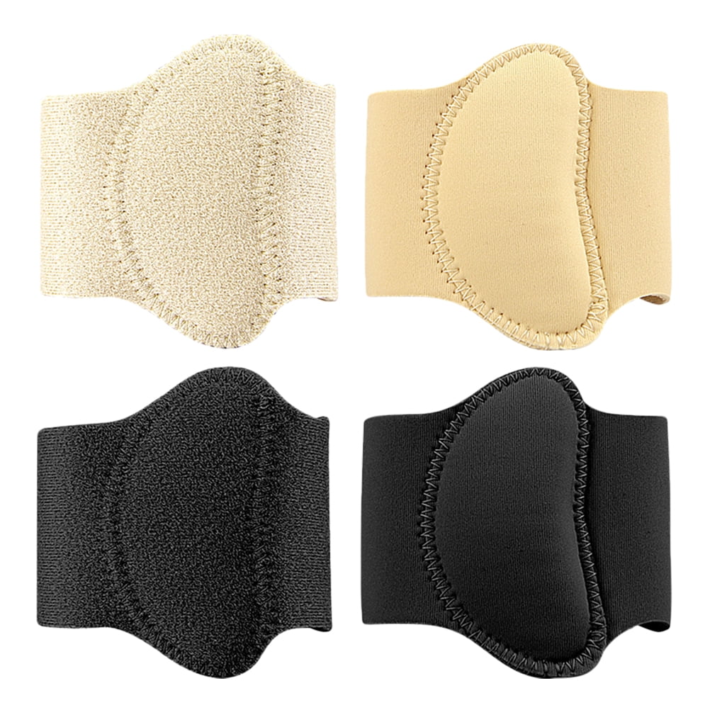 2 Pairs Adjustable Breathable Compression Foot Wraps with Gel Arch ...