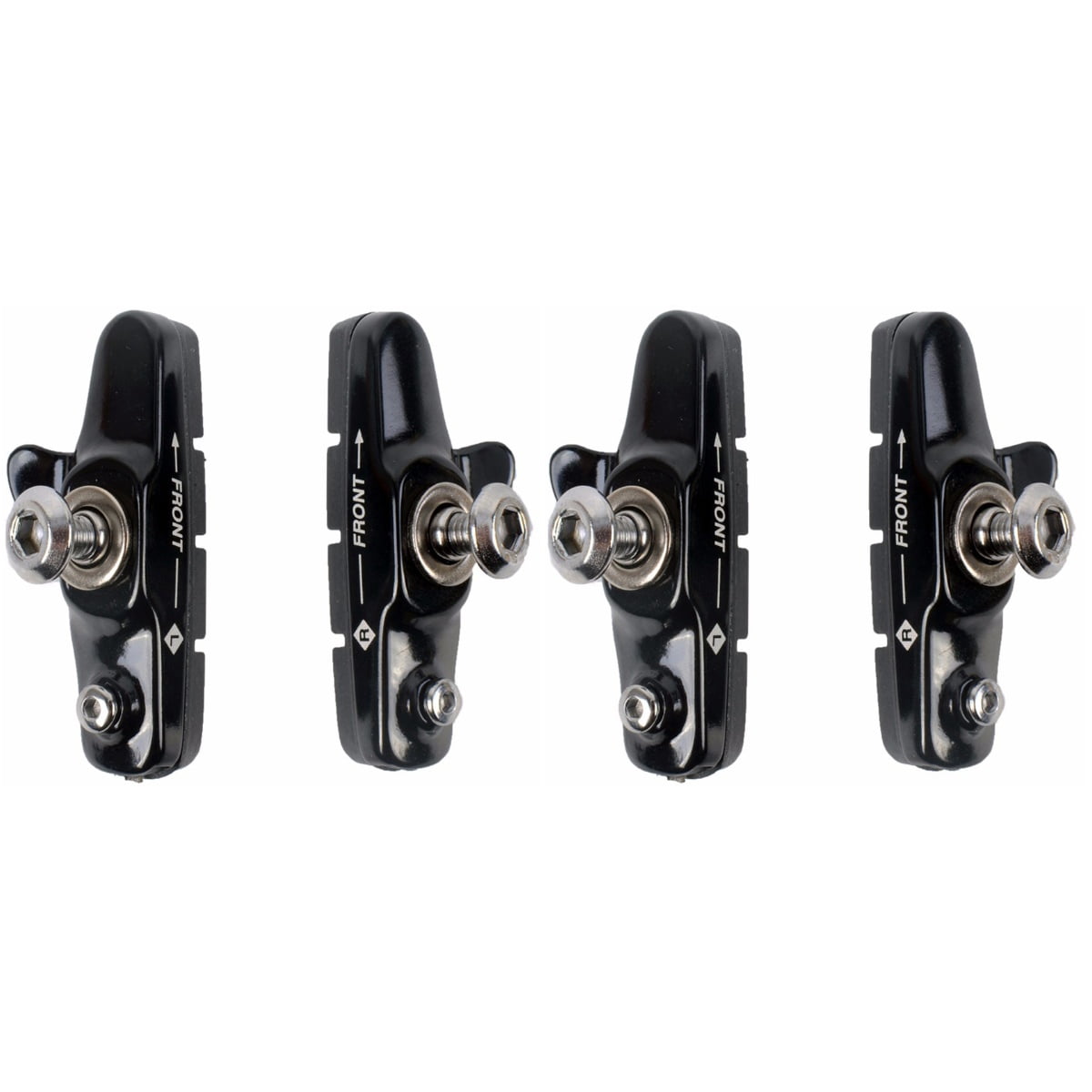 2 Pairs Aluminium Alloy Frame Bike Brake Pads Set Road Mountain C-Brake ...