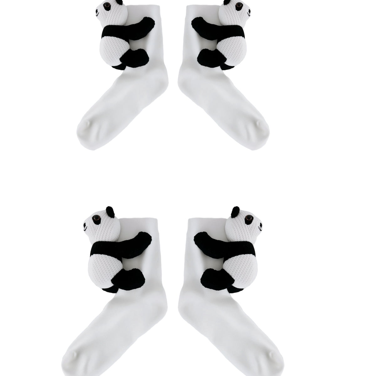 2 Pairs Animal Socks,3D Knit Sloth Socks for Women,Cute Plush Animals ...