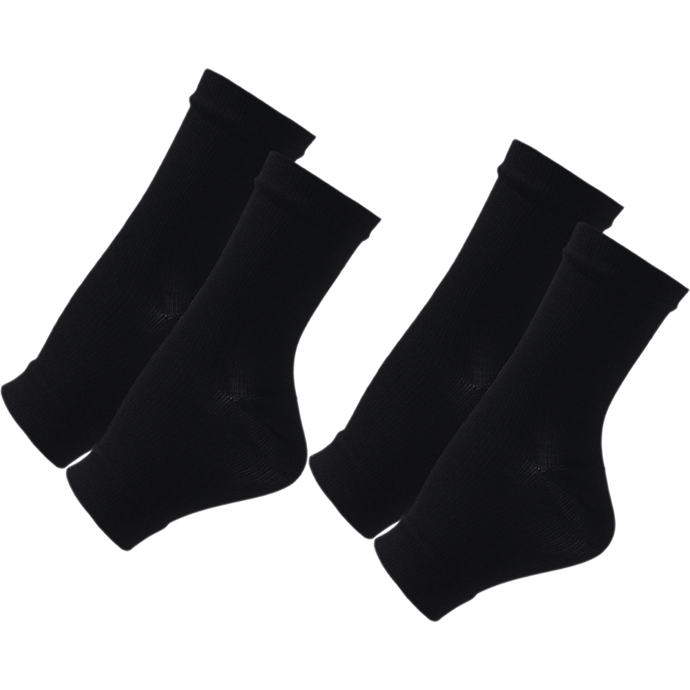 2 Pairs Ankle Compression Socks Foot Protective Sole of Short for ...