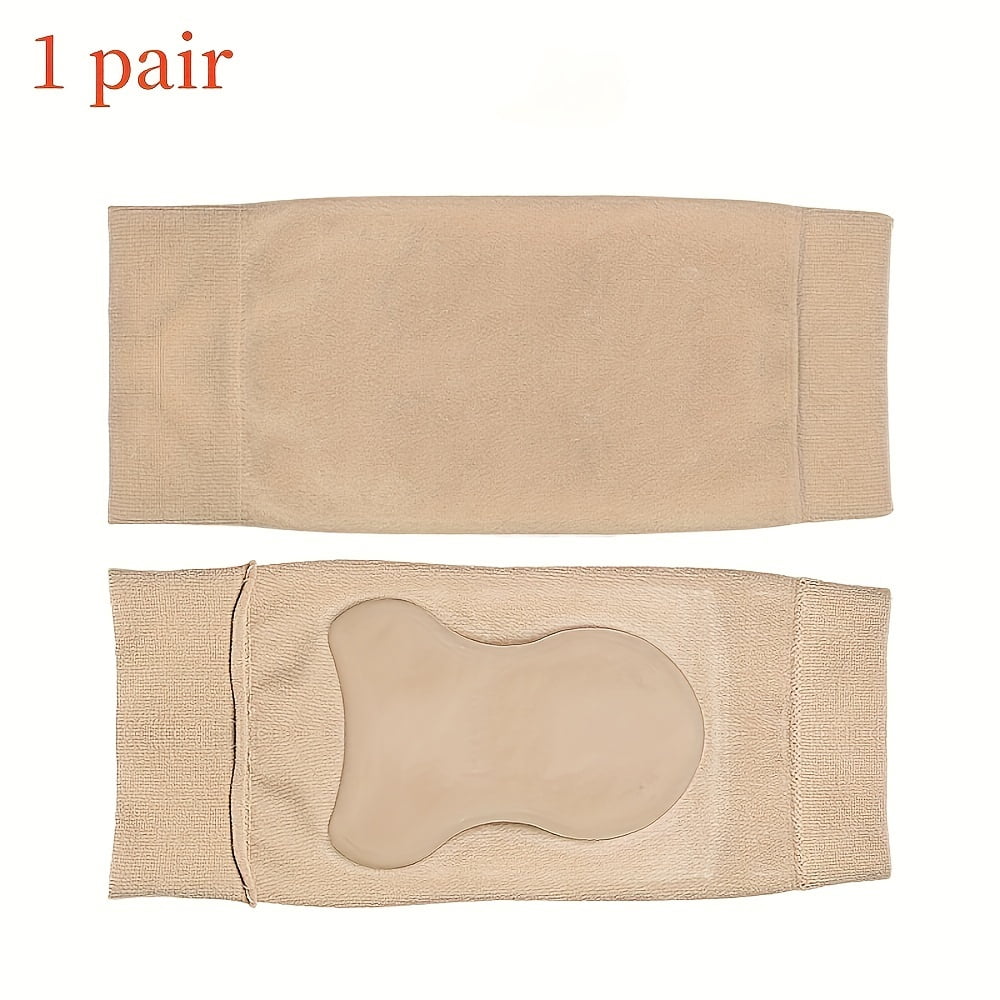 2 Pairs Ankle Support Braces with Gel Pads, Knit Fabric Compression ...