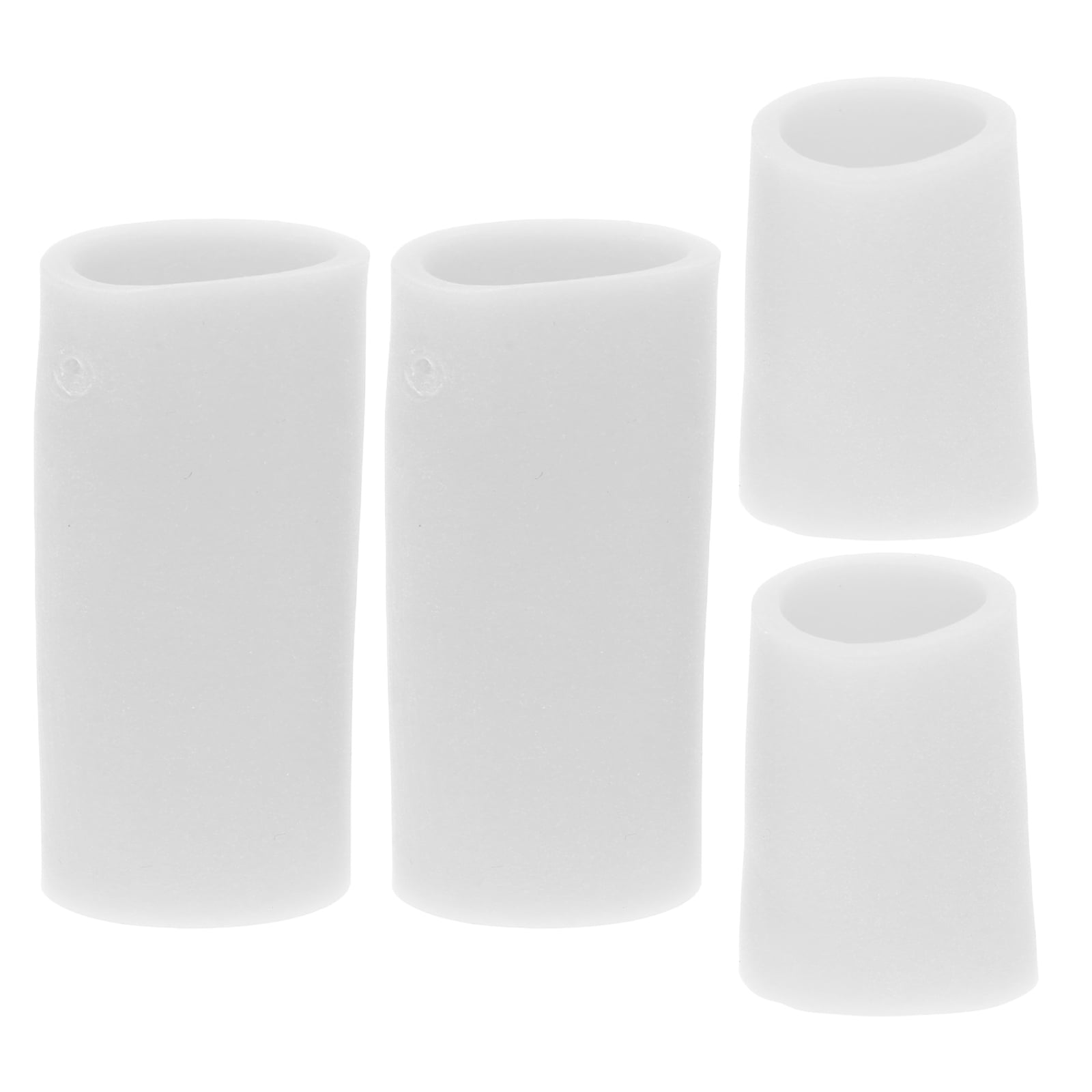 2 Pairs Anti Skin Picking Finger Sleeve Fingers White - Walmart ...