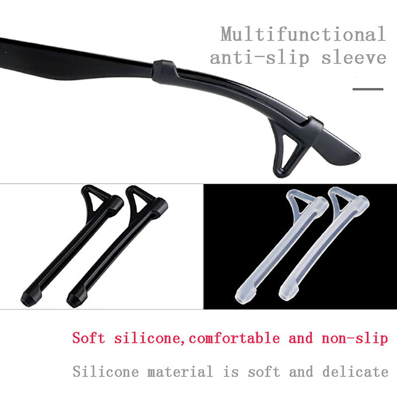 2 Pairs Anti Slip Large Temple Tip Glasses Spectacles Ear Hooks Grip ...