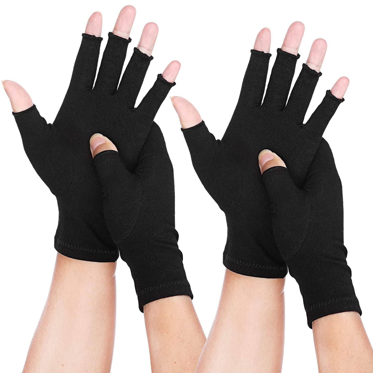 2 Pairs Arthritis Compression Gloves for Women Men Compression Gloves ...