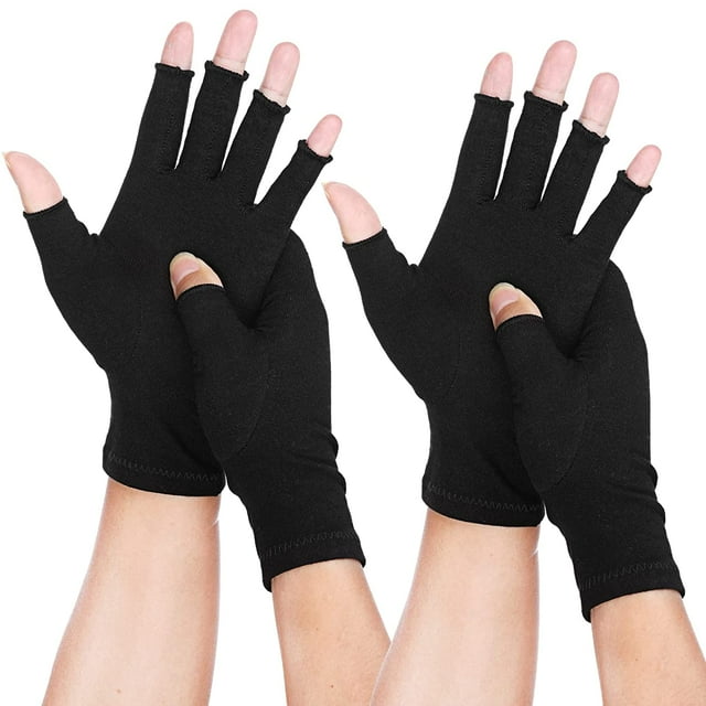 2 Pairs Arthritis Compression Gloves for Women Men Compression Gloves ...