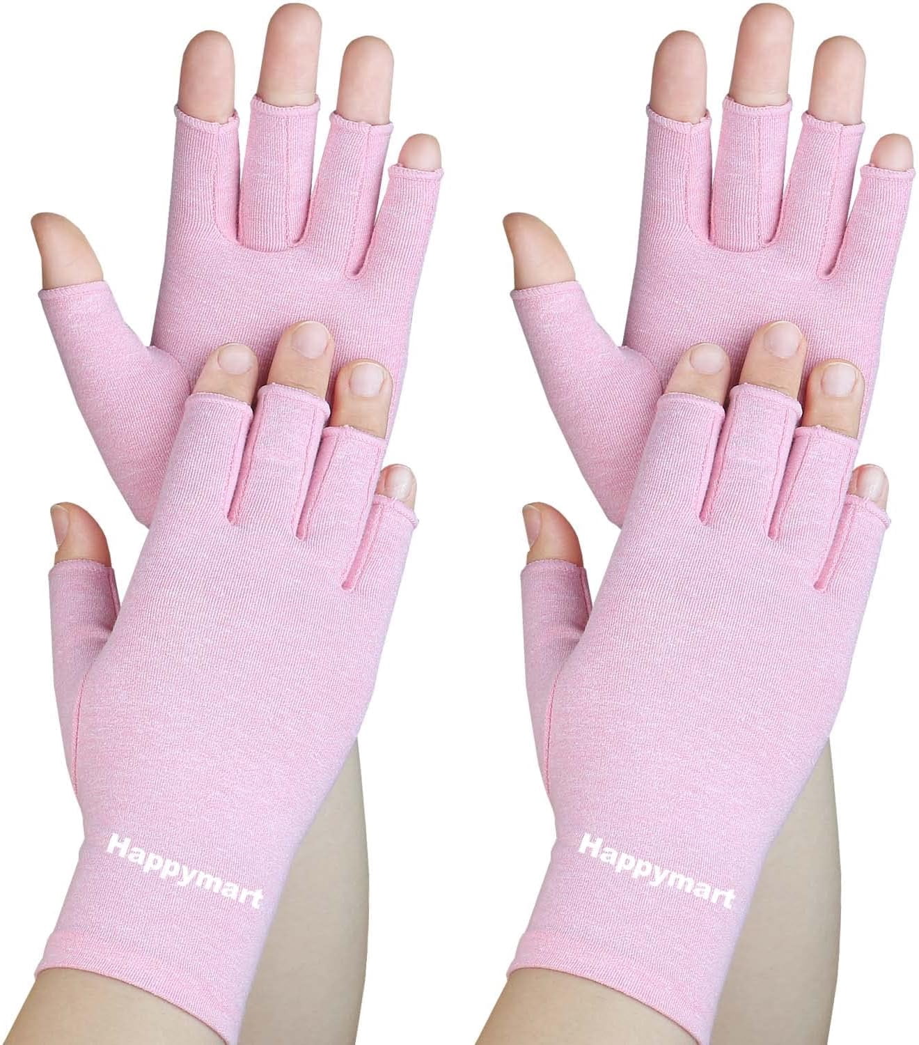 2 Pairs Arthritis Gloves, Hand Compression Gloves for Rheumatoid, Pain ...