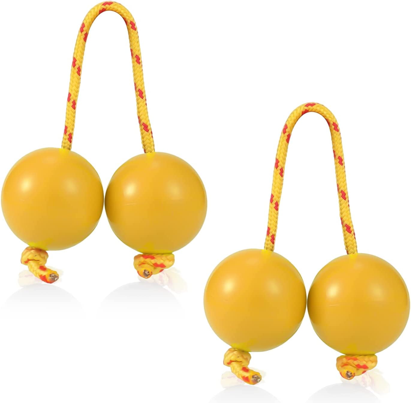 2 Pairs of Aslatuas Rhythmic Ball, Kashaka Shaker Instrument Classical ...