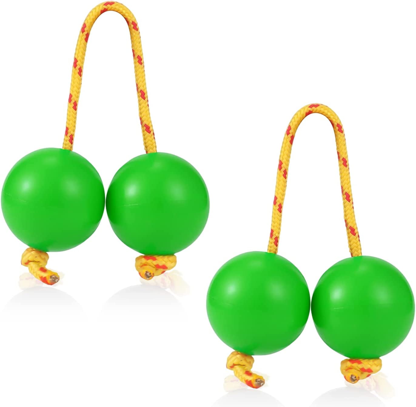 2 Pairs of Aslatuas Rhythmic Ball, Kashaka Shaker Instrument Classical ...