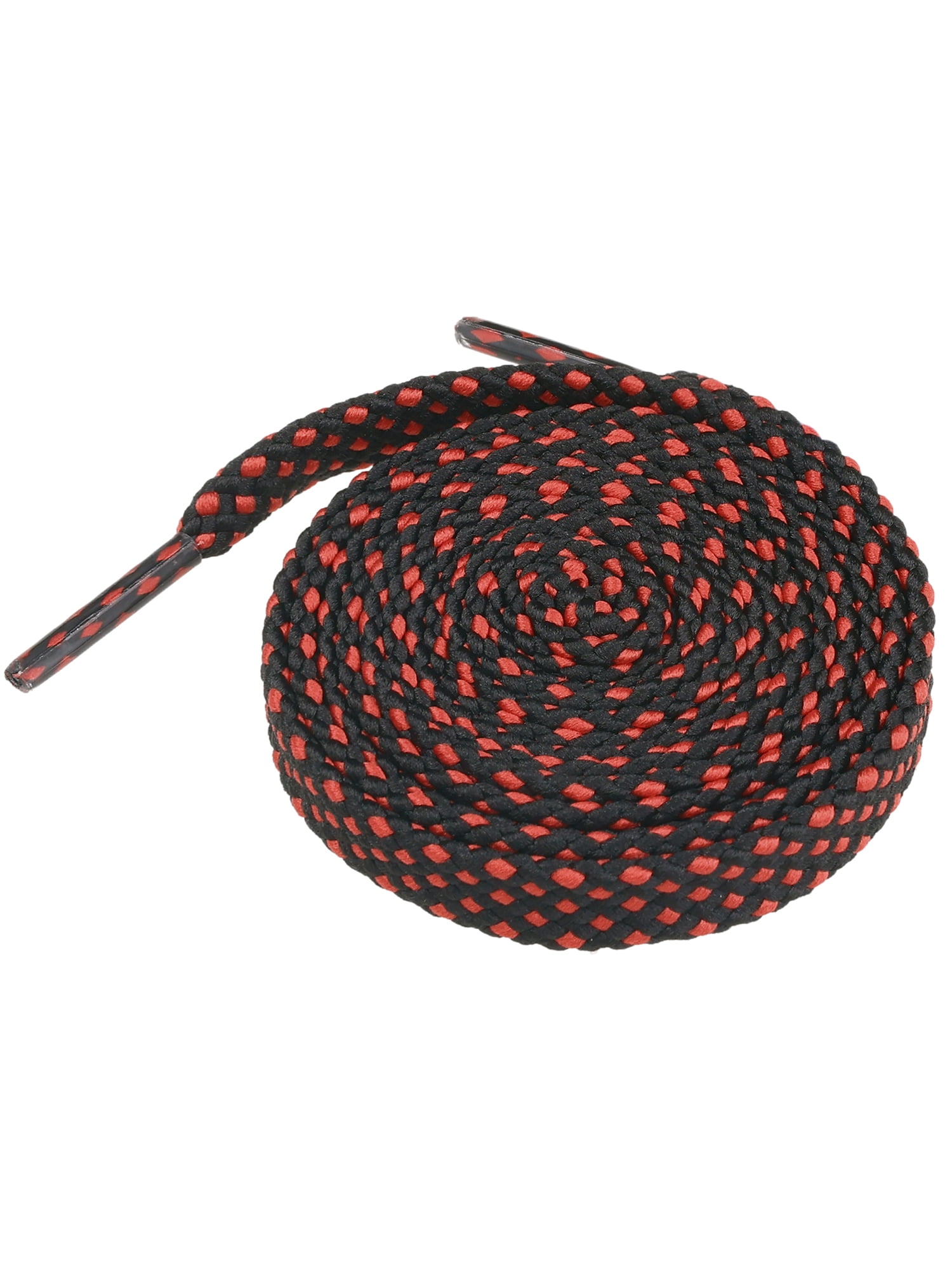 INSPIRE CHIC 2 Pairs Athletic Polka Dots Flat Shoelaces Double Layer ...