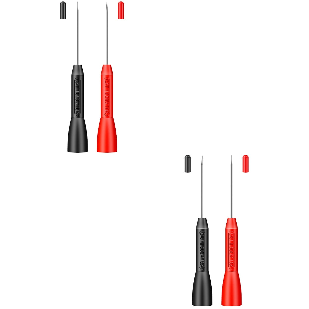2 Pairs Back Probe Kit Markers Multimeter Oscilloscope Probe 8.43X1.2cm ...