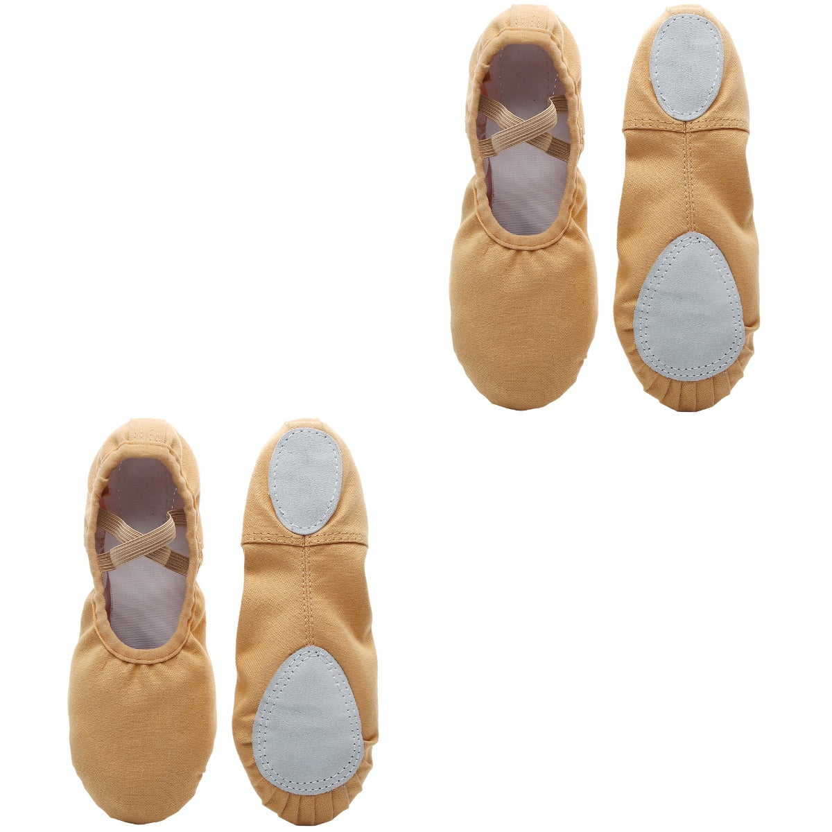 2 Pairs Ballet Practice Shoes Ballroom Dance Professional Miss ...