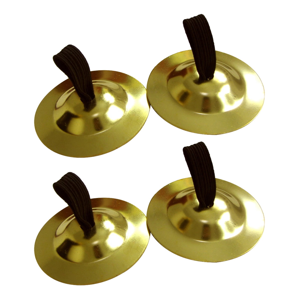 FELTECHELECTR Golden Alloy Finger Cymbals Belly Dancing Finger Cymbals ...