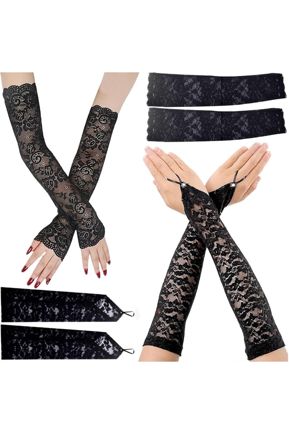 Long Lace Gloves