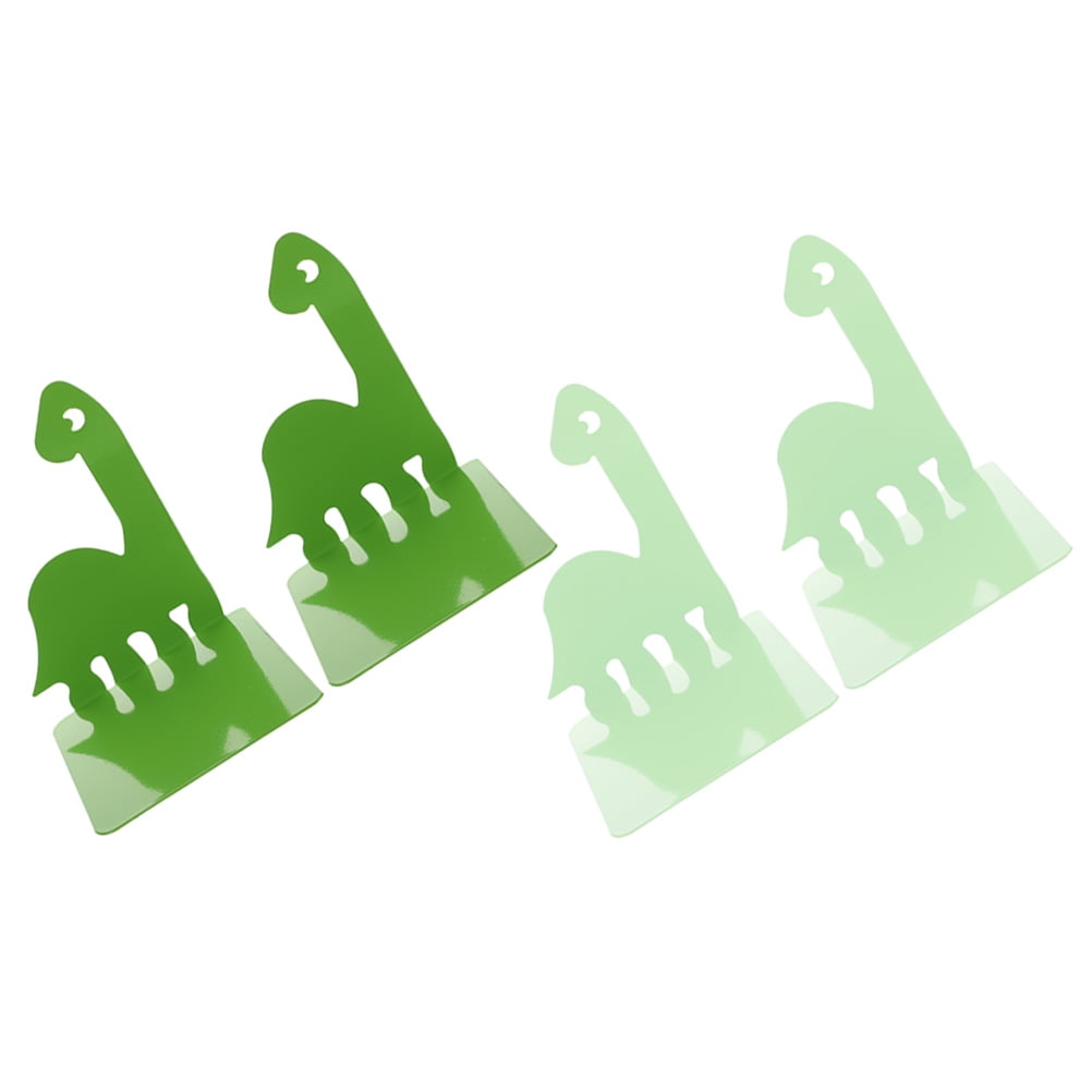 2 Pairs Bookend Book Cases Book Shelves for Office Book Stopper Desk ...