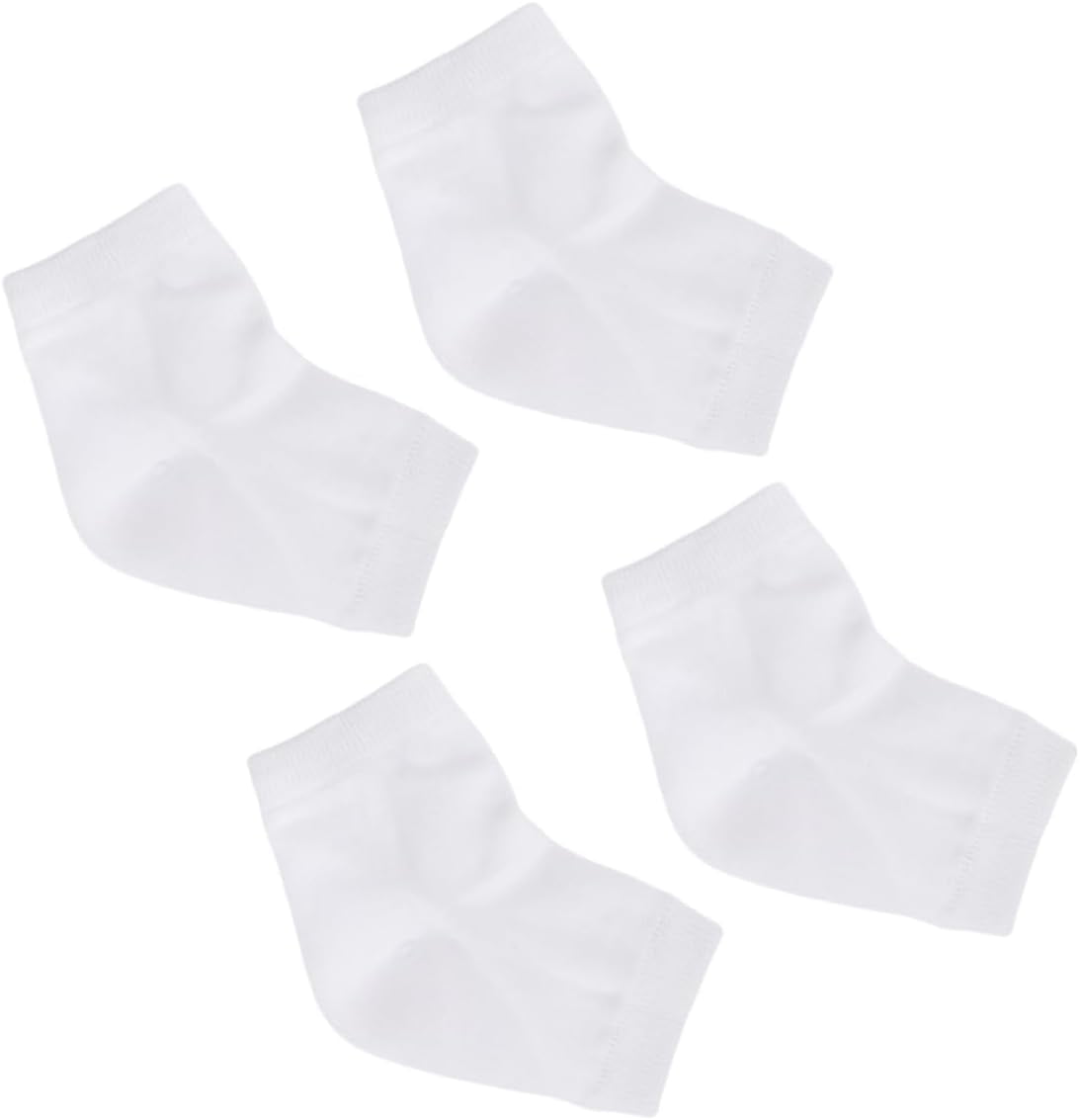 2 Pairs Breathable Socks Moisturizing Socks Gel Heel Sleeves Cracked ...