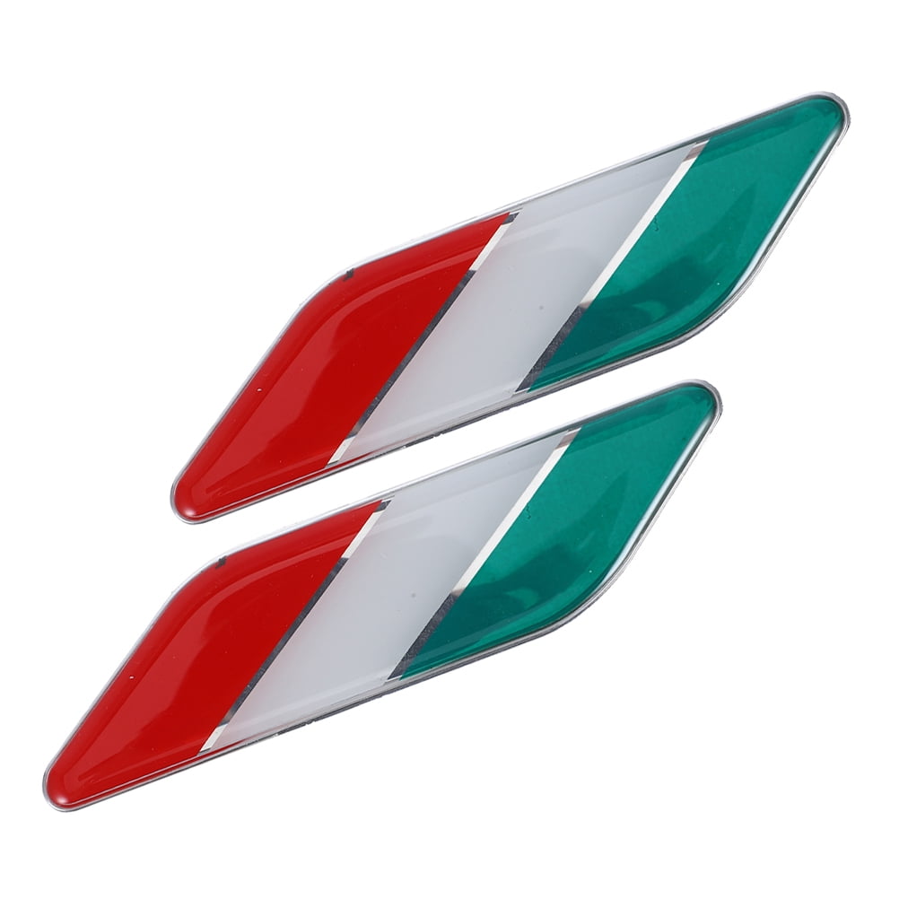 2 Pairs Car Emblems Leaf Board Label Decals Accessories Logo - Walmart.com
