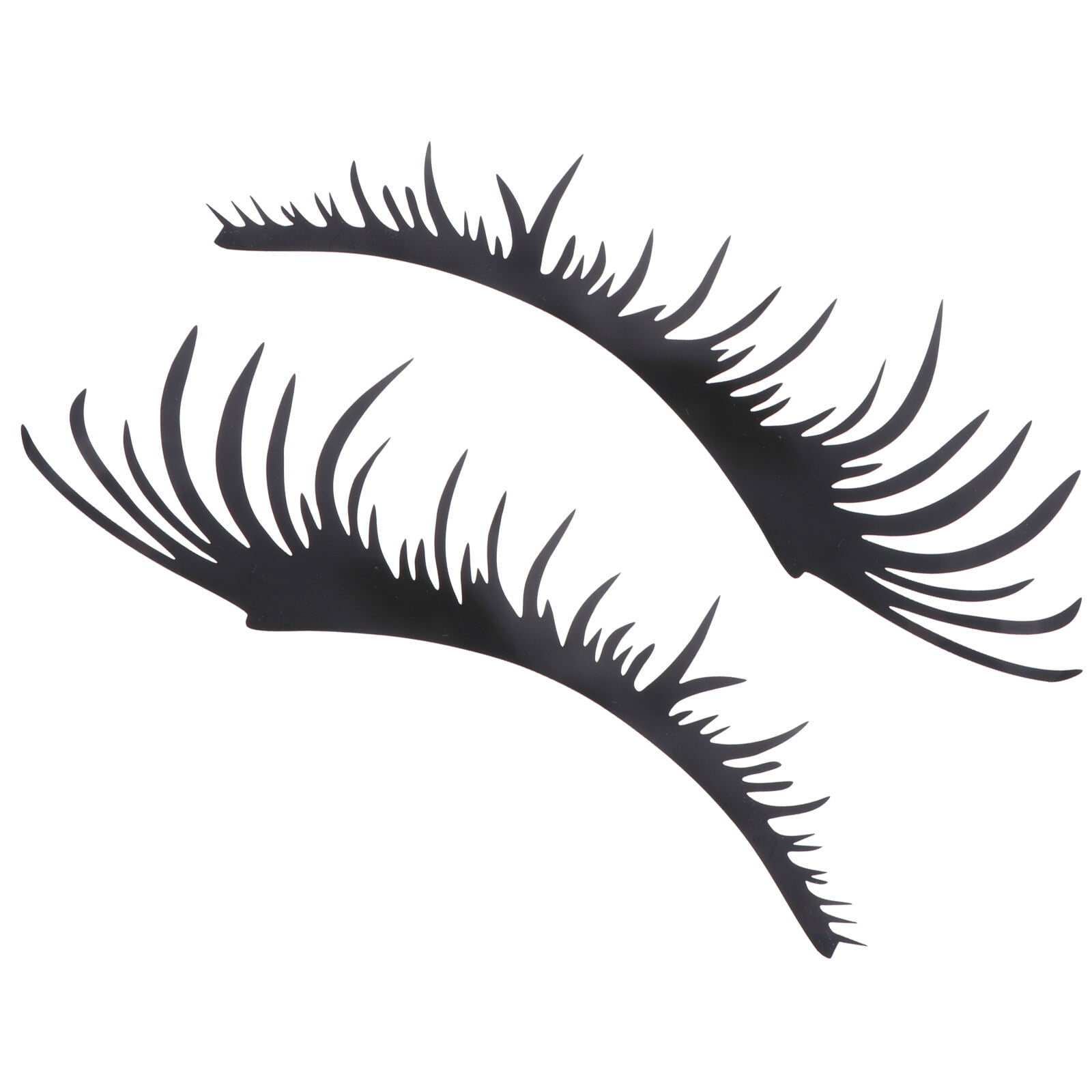 2 Pairs Car Stickers Eye Lashes Headlight Eyebrows - Walmart.com