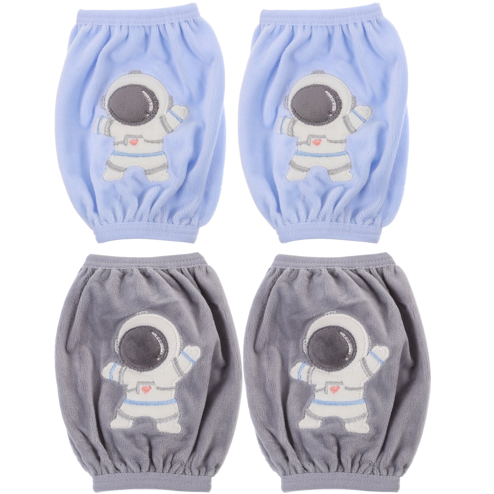 2 Pairs Cartoon Arm Sleeves Plush Clothes Sleeve Winter Oversleeve for ...