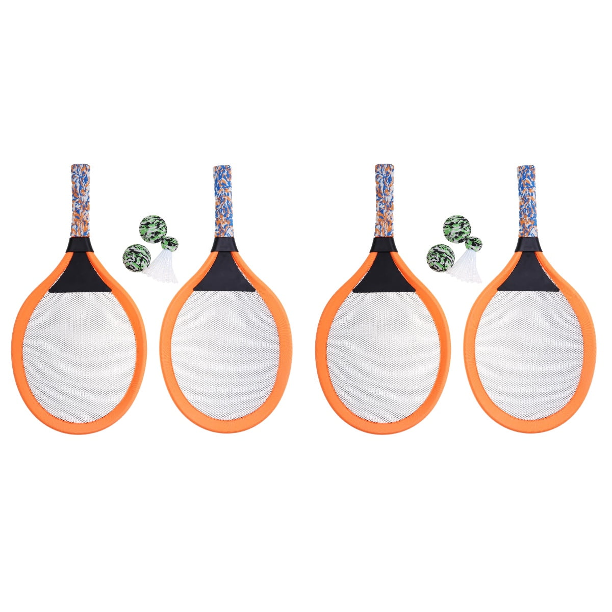 2 Pairs Children's Tennis Racket Kids Badminton Baby Orange - Walmart.com