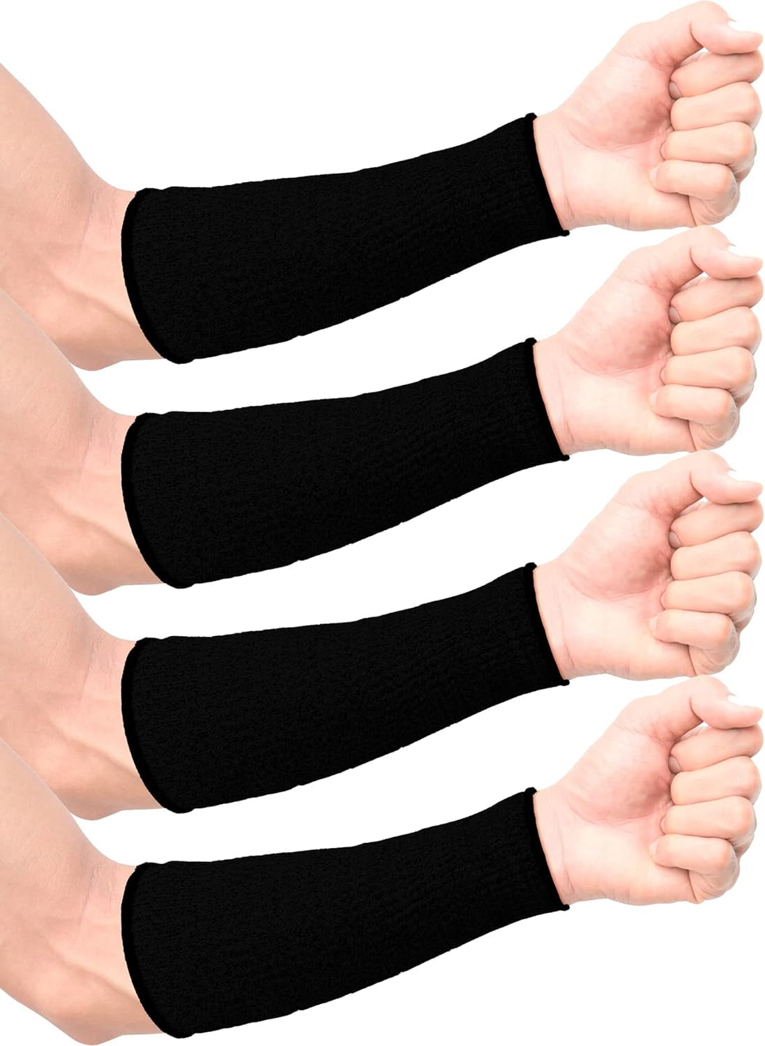 2 Pairs Cut Resistant Sleeves Bite-Proof Arm Protectors Arm Protection ...