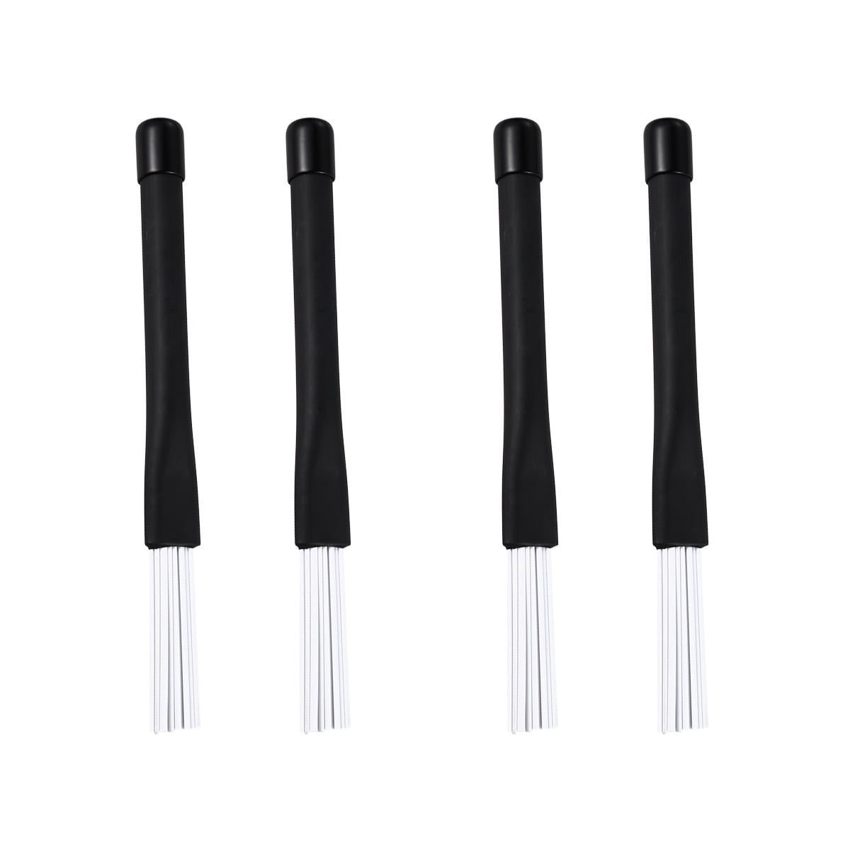 2 Pairs Drum Keys for Tuning Drums Drummer Retractable Wire Brush White ...