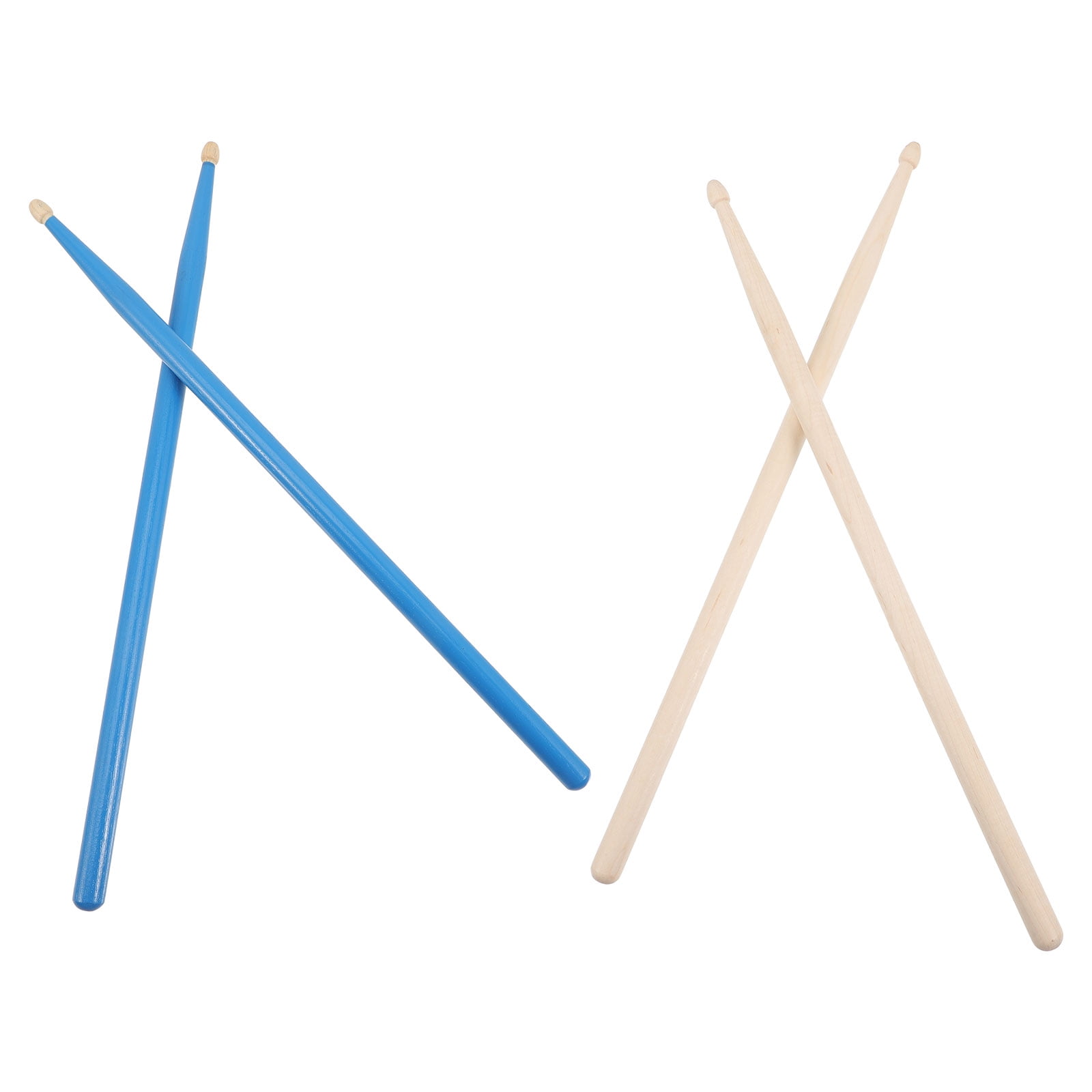 2 Pairs Drum Stick Accessories Pound Sticks for Exercise Kit Wood ...