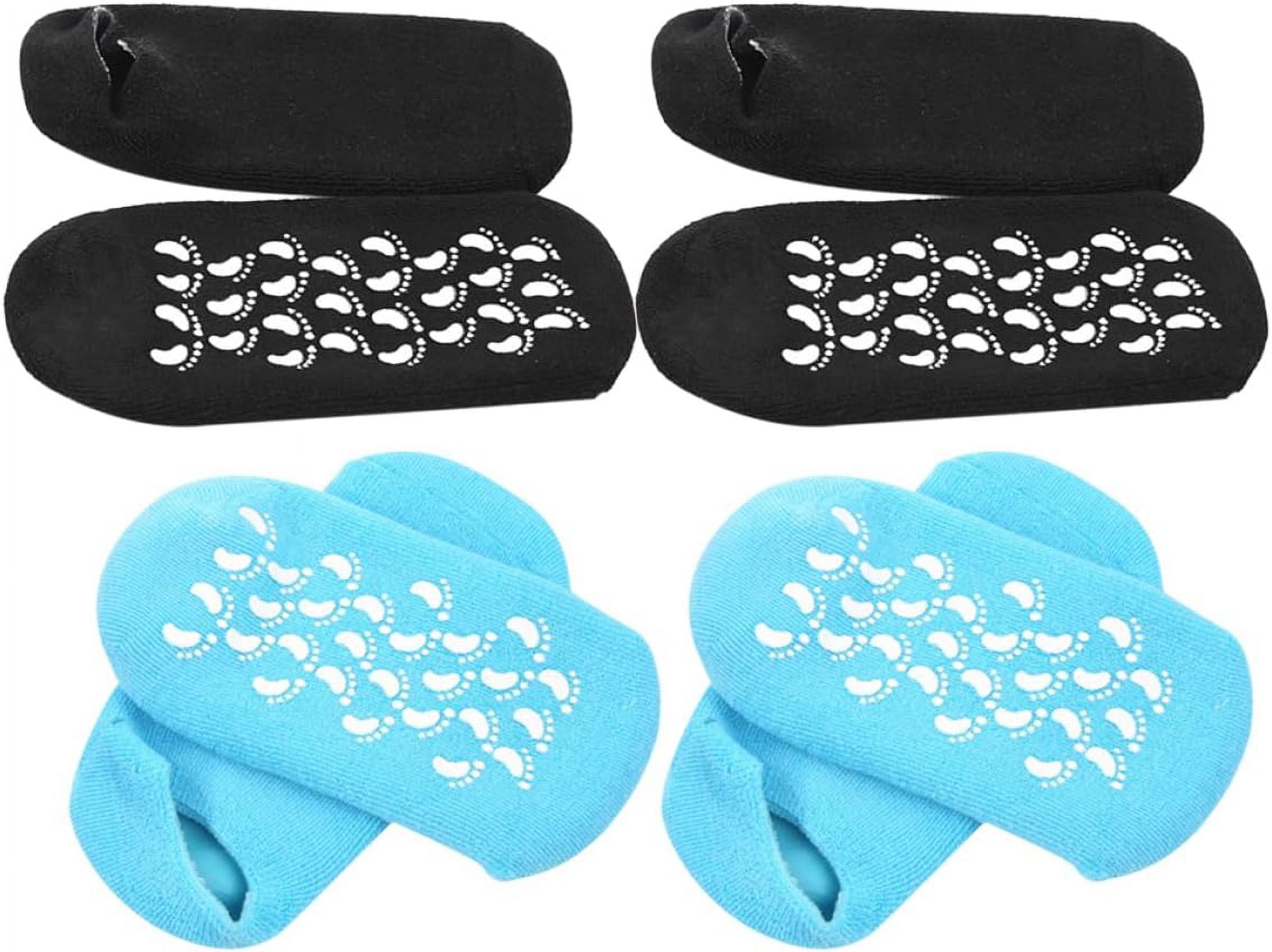 2 Pairs Dry Feet Socks Gel spa Socks for Cracked Heels spa Socks for ...