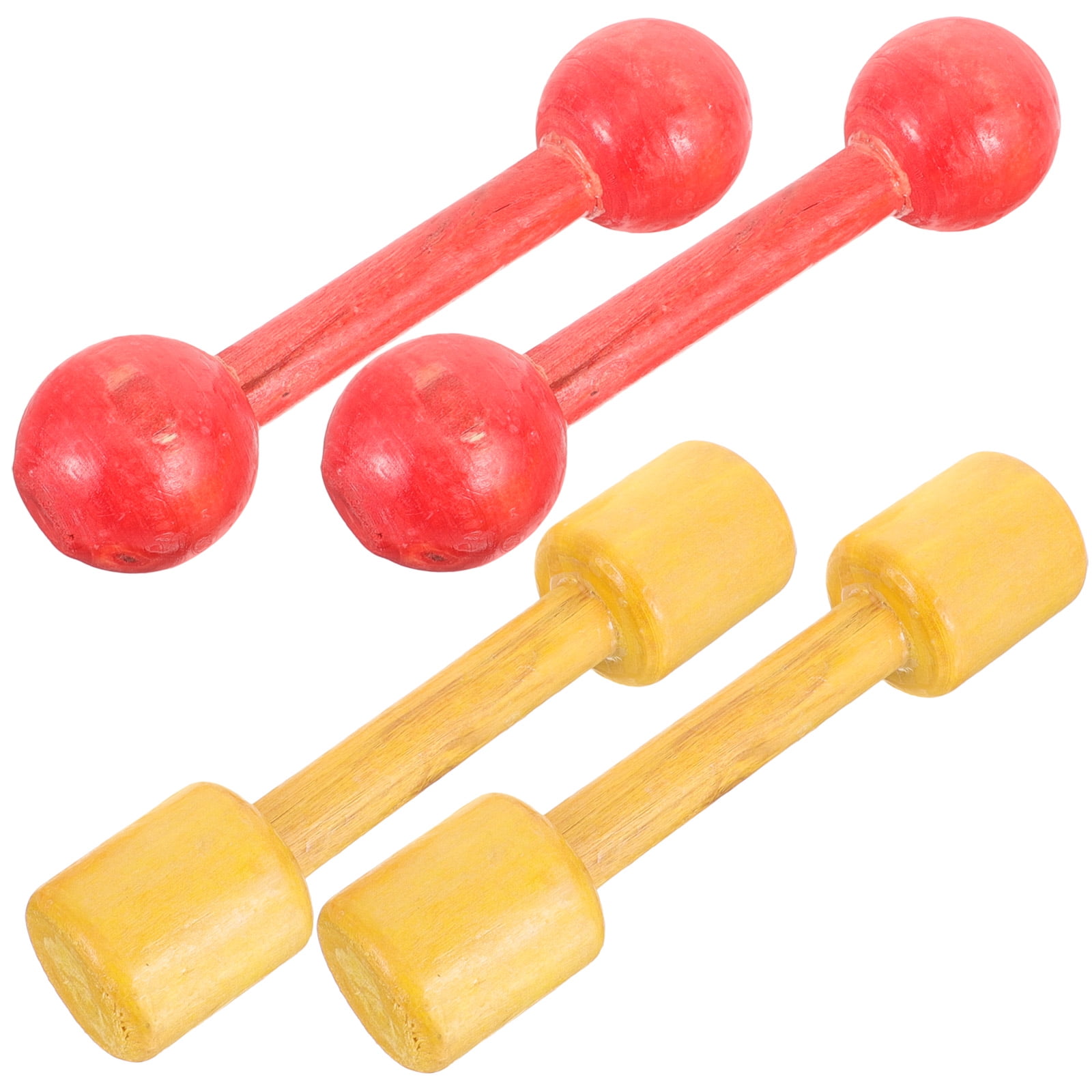 2 Pairs Dumbbells Toys Gift Exercise Equipment for Kids Children ...