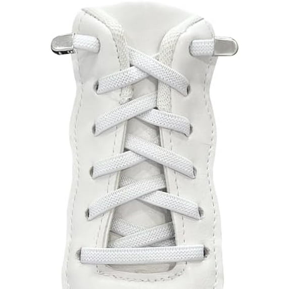 2 Pairs Elastic Shoelaces for Sneakers No Tie Shoe Laces for Kids and ...