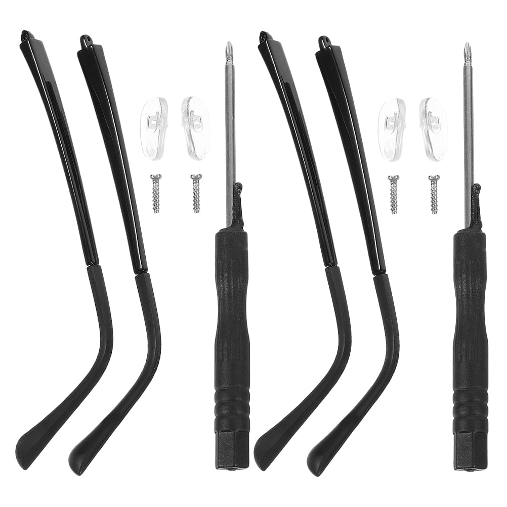 2 Pairs Eyeglasses Arms Legs Eyeglasses Replacement Parts Glasses Repair Legs Glasses Parts