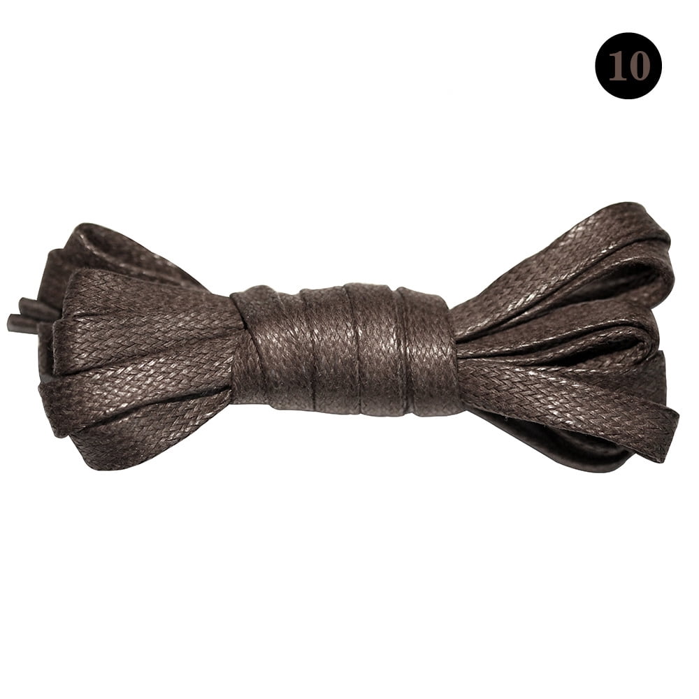 2 Pairs Flat Waxed Shoe Laces for Boots, 10 Colors Shoelaces for Boots ...
