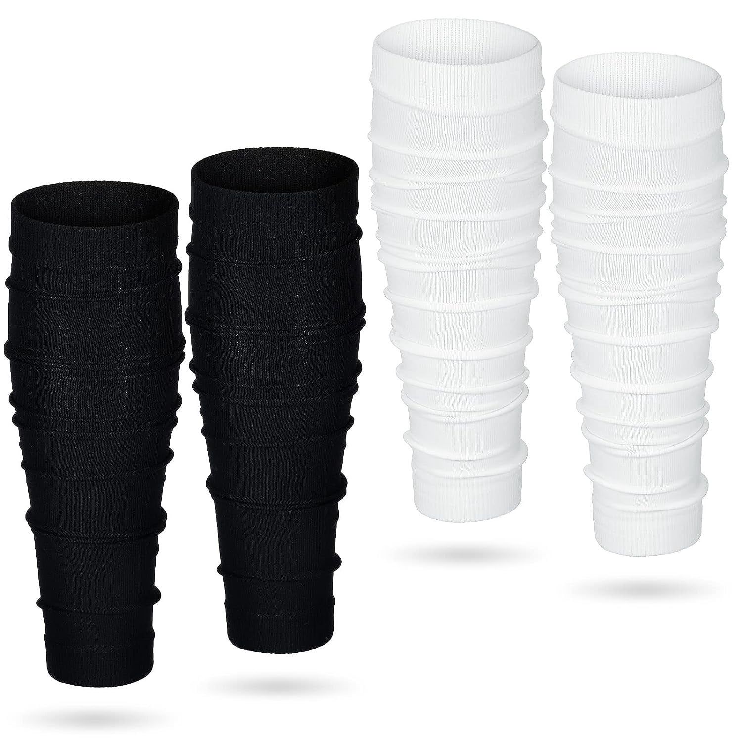 2 Pairs Football Leg Sleeves for Men Calf Compression Sleeves Sports ...