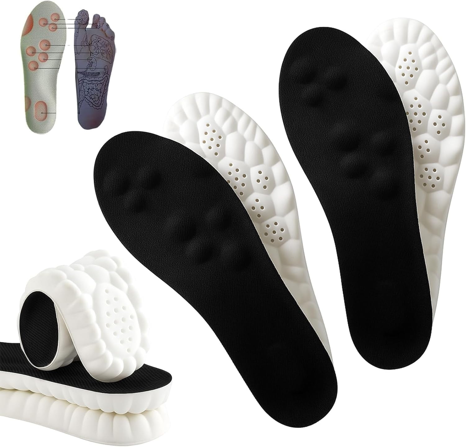 2 Pairs Footstr Insoles, Footstr – InsoleX, 4D Cloud Technology ...