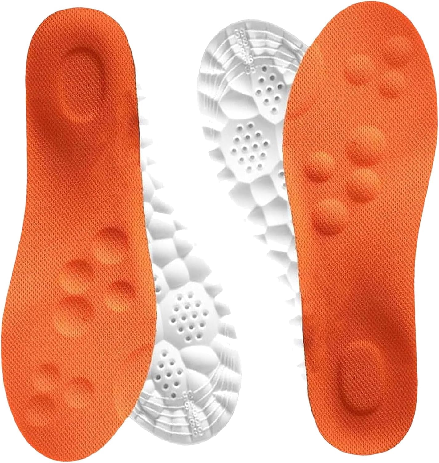 2 Pairs Footstr Insoles for Men Women, Breathable Soft Foam Shoe Insole ...