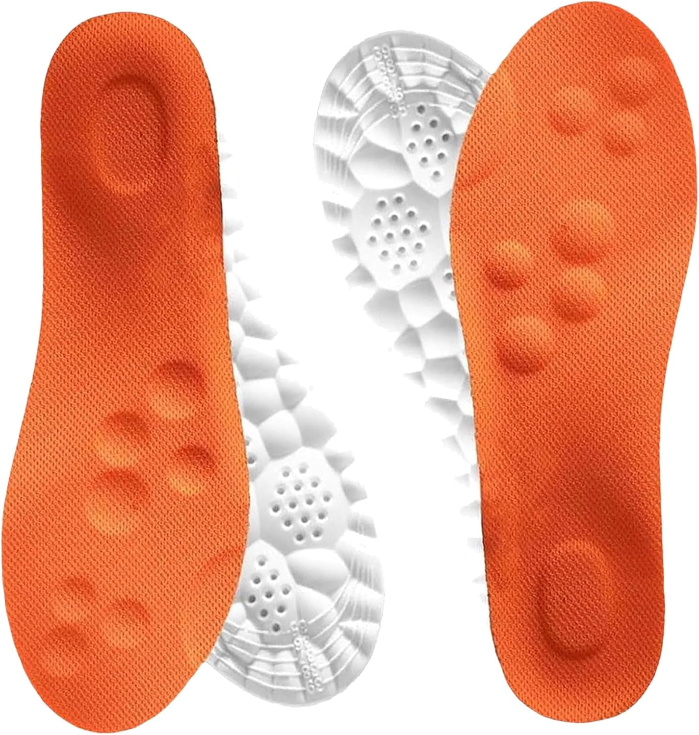 2 Pairs Footstr Insoles For Men Women Breathable Soft Foam Shoe Insole Footstrips Massage