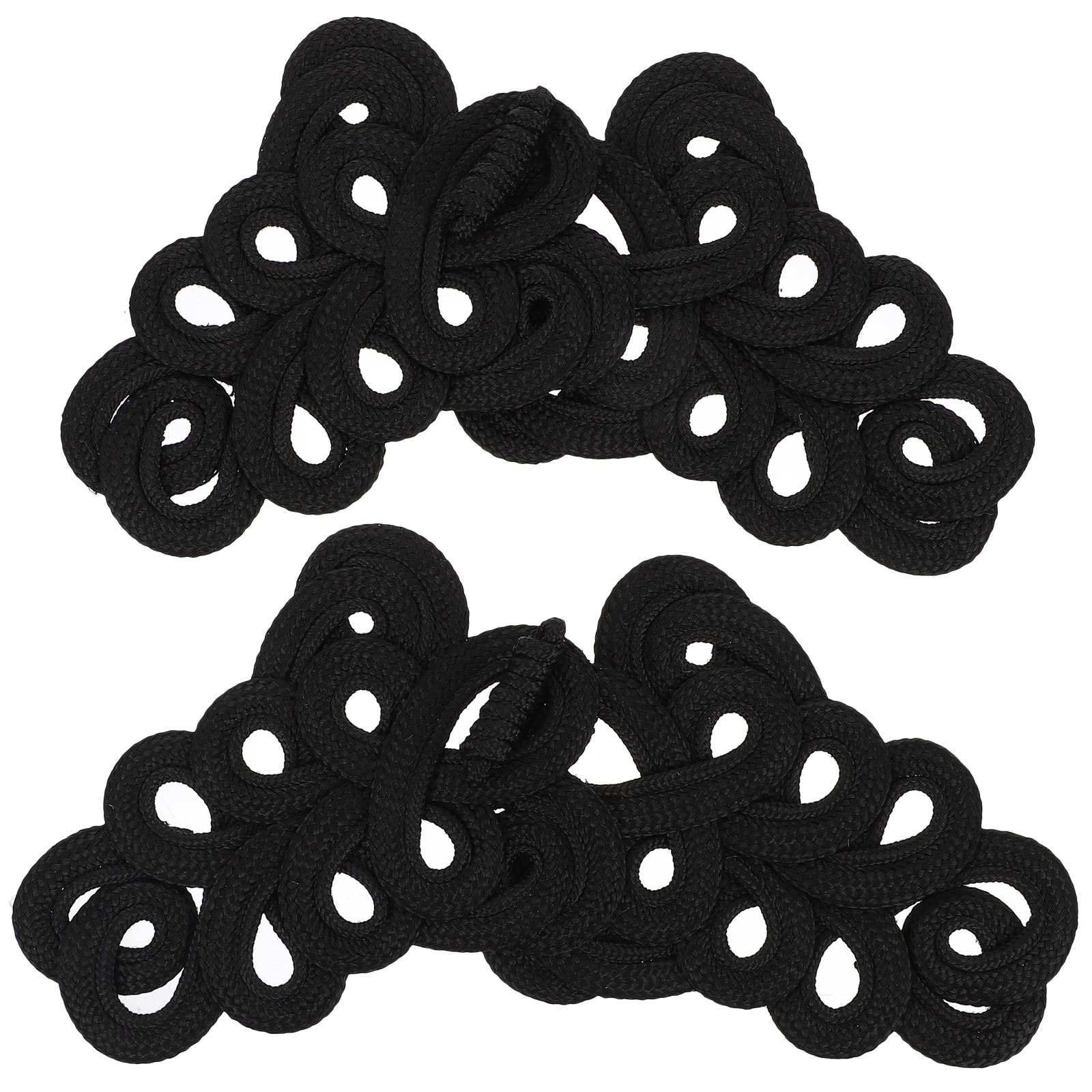 2 Pairs Frogging Fasteners Coat Closures Cloak Clothing Buttons Man ...