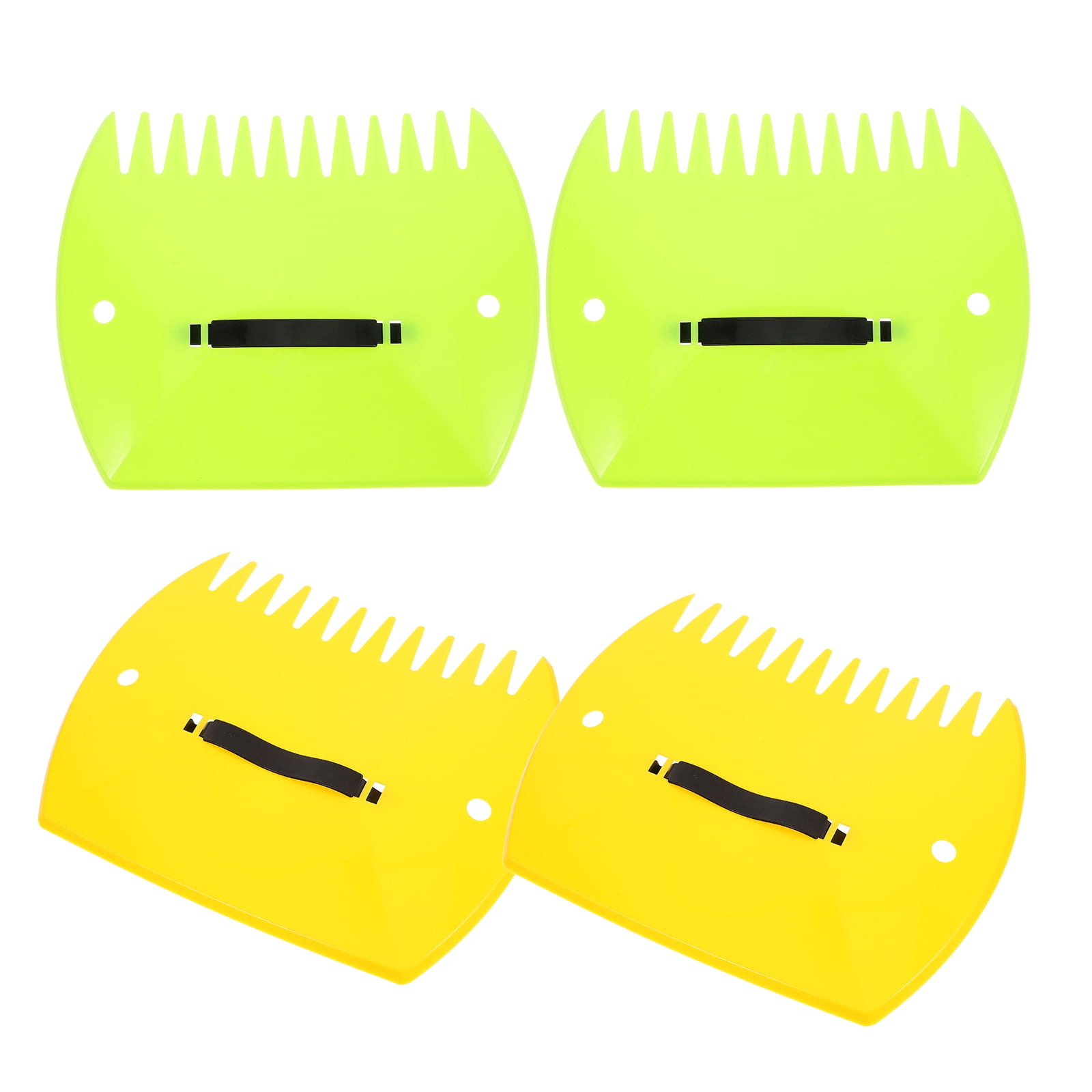 2 Pairs Garden Leaf Grabber Lawn Tools Foldable Rake - Walmart.com