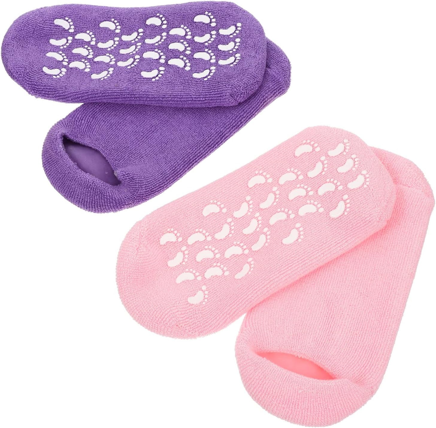 2 Pairs Gel Socks Foot Moisturizing Socks Women's Socks & Hosiery ...